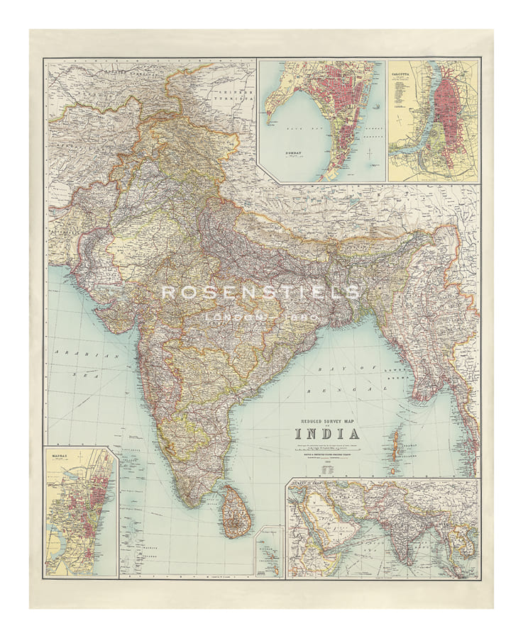 John George Bartholomew Hand Numbered Limited Edition Print on Paper ...