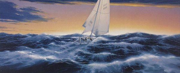 John Mecray Artist Signed and Numbered Limited Edition Print:"Fastnet ...