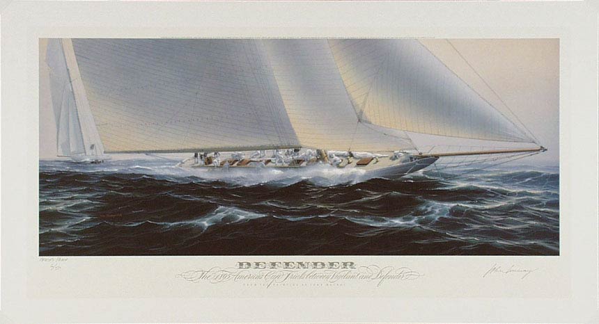 JOHN MECRAY Secondary Market Art: "DEFENDER" - MECRAY, JOHN