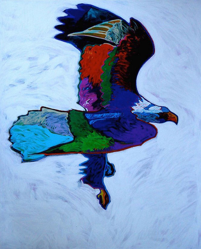 John Nieto Limited Edition Serigraph on Paper:"Eagle" - John Nieto ...