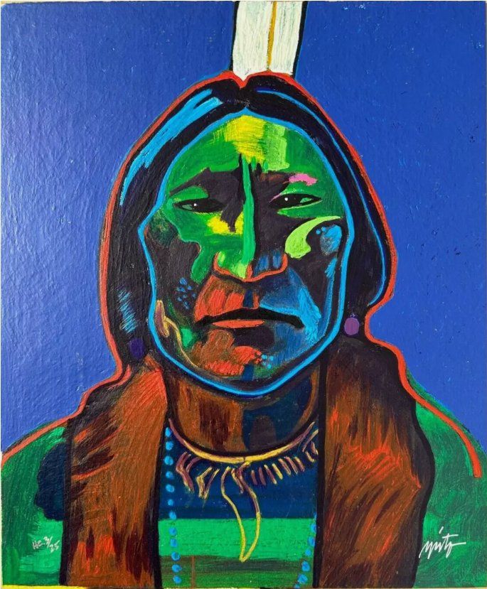 John Nieto Limited Edition Serigraph on Board:"Red Cloud" - John Nieto ...