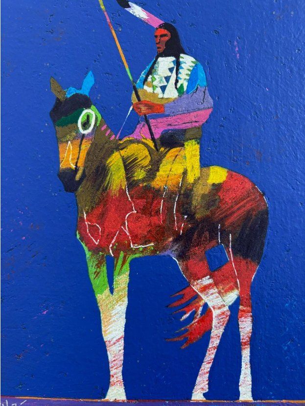 John Nieto Limited Edition Serigraph on Board:"Plains Sentinel" - John ...