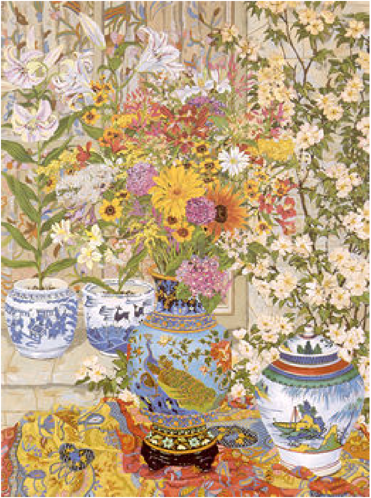 John Powell Artist Signed Limited Edition Serigraph on paper:"Treasures ...