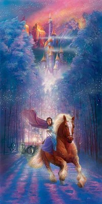 John Rowe Limited Edition Giclee on Canvas: "Belle's Search" - John Rowe