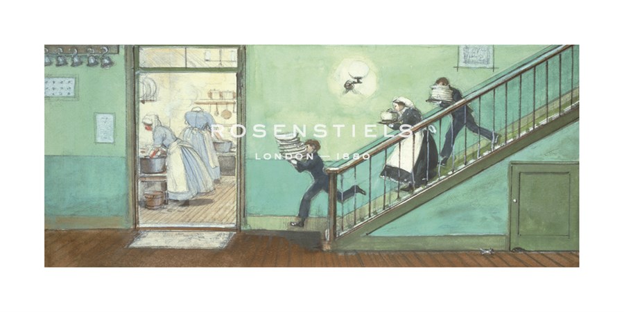 John S Goodall Hand Numbered Limited Edition Print on Paper :"Below ...