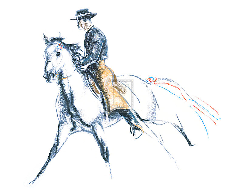 John Skeaping Hand Numbered Limited Edition Print on Paper :"Rejoneador ...