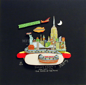 John Suchy Limited Edition Mixed Media:"Suchy Frank's" - John Suchy