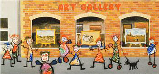 John Wilson Limited Edition Giclée on Hahnemuhle: "Window Shopping I ...