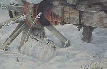 JORGE MAYOL 18X14 Secondary Market Art: "SNOW SPIRITS WOLVES" - MAYOL ...