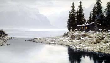 JORGE MAYOL 33X19 Secondary Market Art: "WHERE TIME STANDS STIL ...