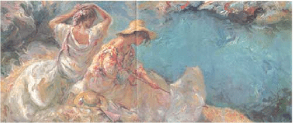 Jose Royo Artist Signed Limited Edition Serigraph on paper:"Agosto En ...