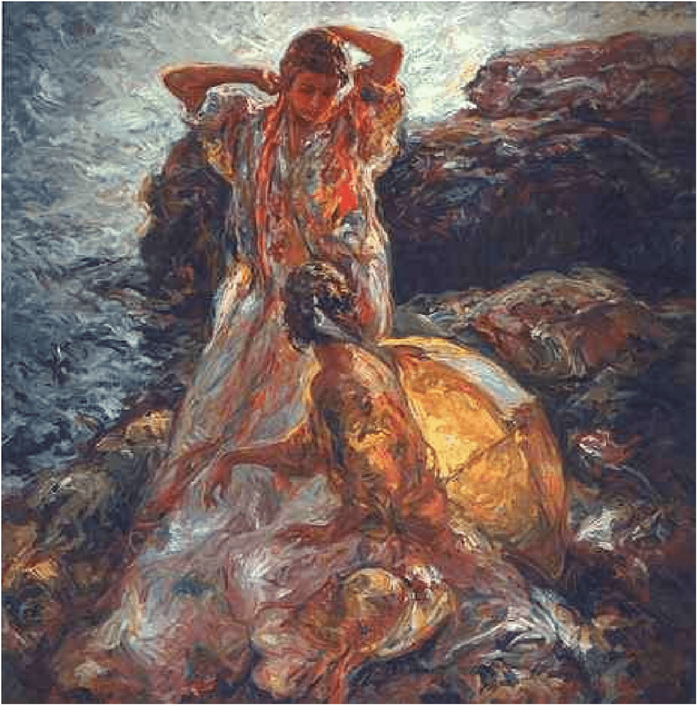 Jose Royo Artist Signed Limited Edition Serigraph on paper:"Cala En ...