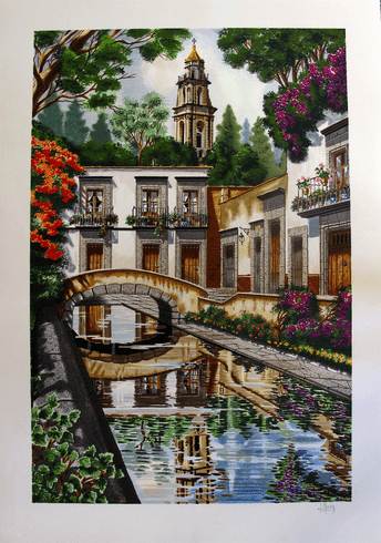 Juan Medina Hand Signed Limited Edition Serigraph:"Reflections" - Juan ...