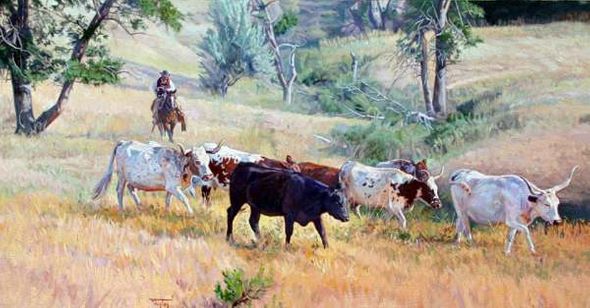 Judi Rideout Moyers Limited Edition Print:"The Challange" - Judi Rideout