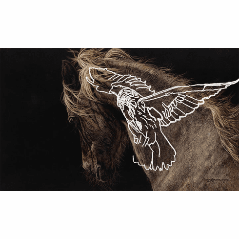 Judy Larson Handsigned and Numbered Limited Edition :"Fire and Flight ...