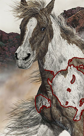 Judy Larson Handsigned and Numbered Limited Edition Print :"Air and ...