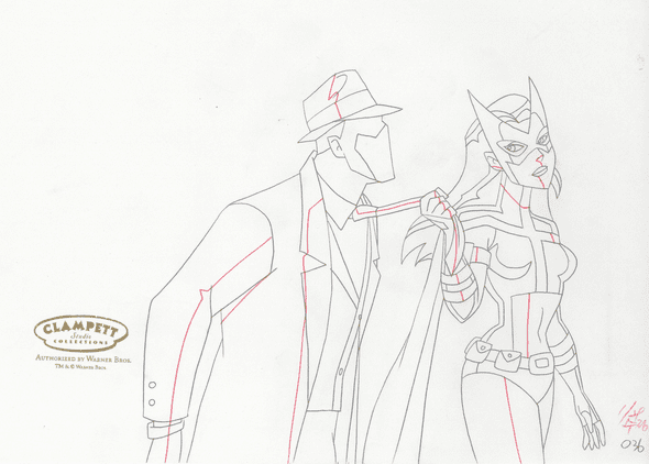 Justice League Unlimited Original Production Drawing: "Huntress and ...