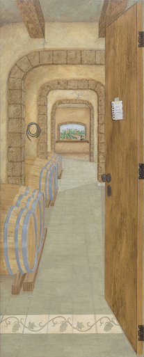 Kay Fox Limited Edition Museum Quality Giclée: "Wine Cellar" - Kay Fox