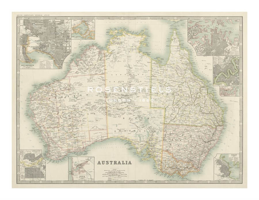 Keith Johnston Hand Numbered Limited Edition Print on Paper :"Australia ...