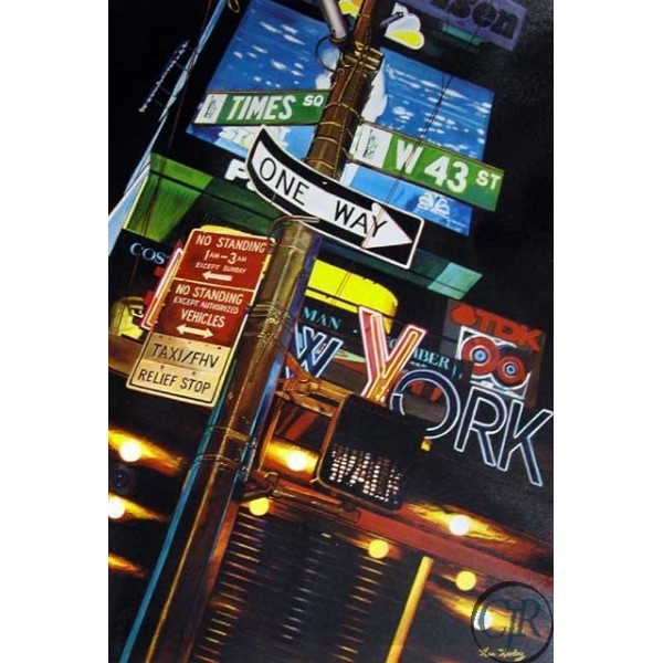 Ken Keeley Giclee on Canvas:"One Way" - Ken Keeley