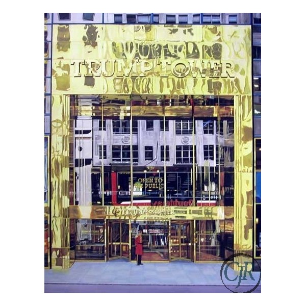 Ken Keeley Giclee on Canvas:"Trump Tower" - Ken Keeley