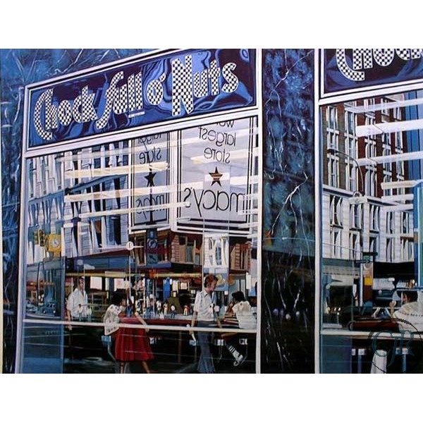 Ken Keeley Serigraph on Paper:"Chock Full O'Nuts" - Ken Keeley