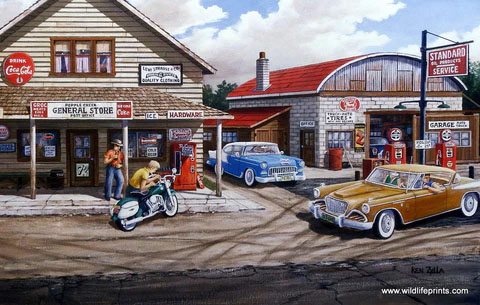 Ken Zylla Print-Signed and Numbered:"Popple Creek" - Ken Zylla