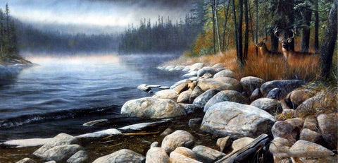 Kevin Daniel Print-Signed and Numbered:"Misty Waters" - Kevin Daniel