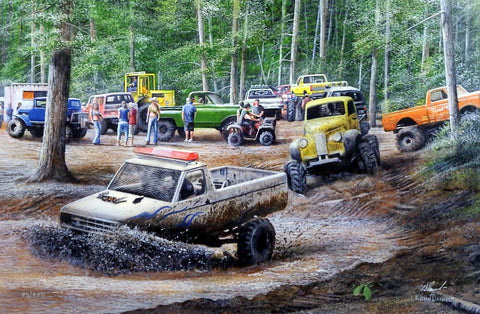 Kevin Daniel Print-Signed and Numbered:"Mud Country" - Kevin Daniel