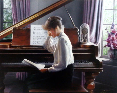 Kevin Daniel Print-Signed and Numbered:"Music to Remember" - Kevin Daniel