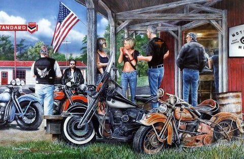 Kevin Daniel Print-Signed and Numbered:"Rust In Peace" - Kevin Daniel