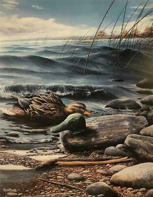 Kevin Daniel Printer Proof:"The Last Decoy II P/P Duck Hunting Art ...