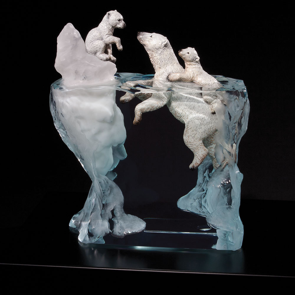 Kitty Cantrell Limited Edition Polar Bear Sculpture:"A Mother's Calling ...