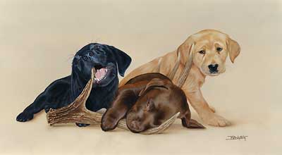 Larry Beckstein Handsigned and Numbered Limited Edition Print:"Lazy Day ...