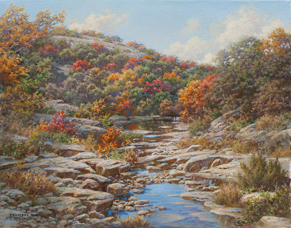 Larry Dyke Artist Hand Signed Open Edition Giclee on Canvas:"Autumn ...