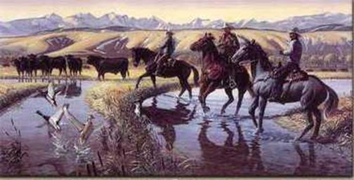 LARRY ZABEL Secondary Market Art: "DUDLEY DUCK DOG" - ZABEL, LARRY