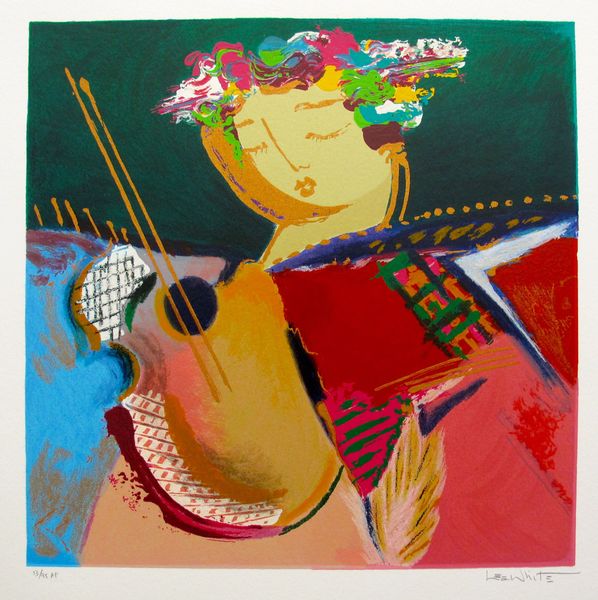 Lee White Hand Signed Limited Edition Lithograph:"Serenade I" - Lee White