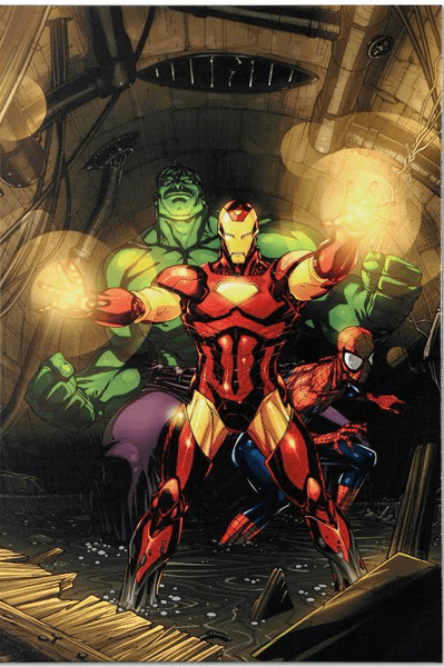 Leinil Francis Yu and Marvel Comics Limited Edition Stretched Canvas ...