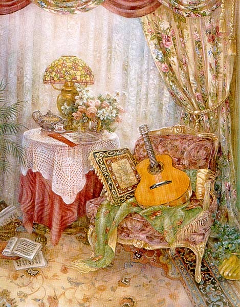 Lena Liu Handsigned & Numbered Limited Edition Print: "Music Room V ...