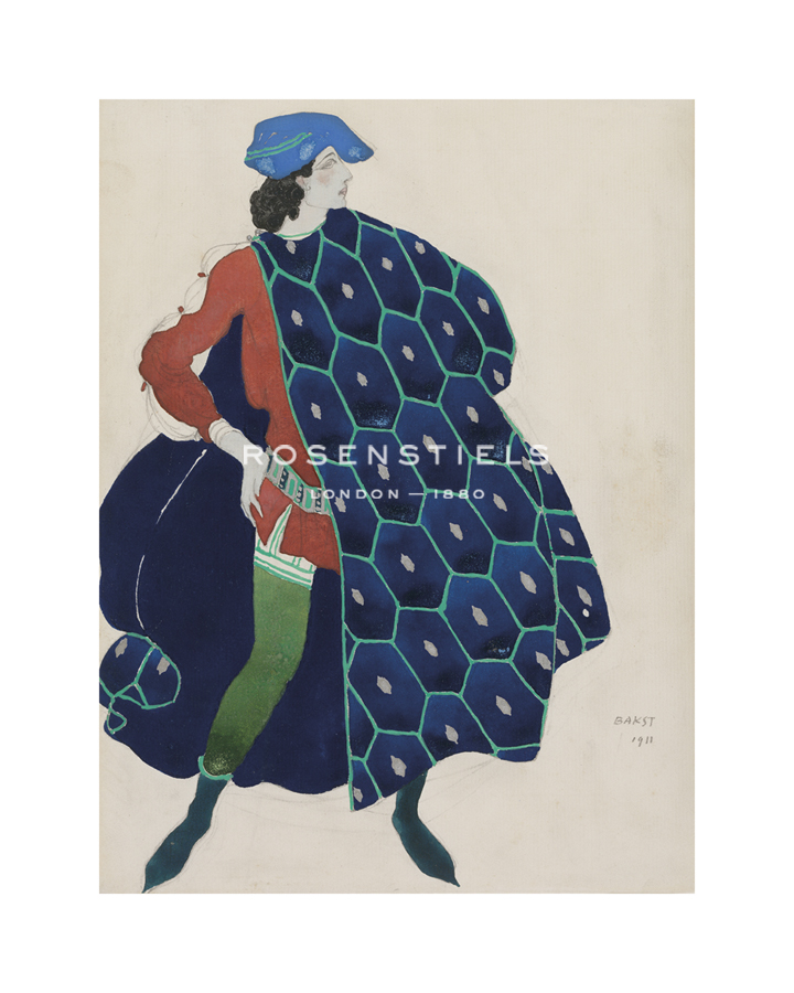 Leon Bakst Hand Numbered Limited Edition Print on Paper :"Ida ...