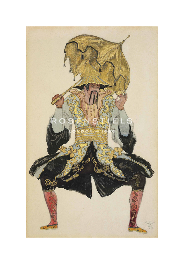 Leon Bakst Hand Numbered Limited Edition Print on Paper :"Sleeping ...