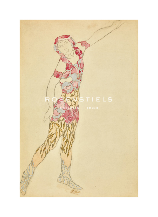 Leon Bakst Hand Numbered Limited Edition Print on Paper :"Vaslav ...