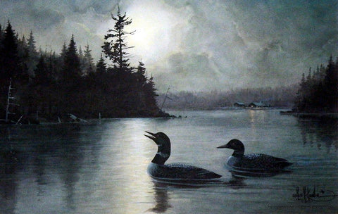 Les Kouba Artist Proof:"Call of the North" - Les Kouba