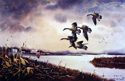 Les Kouba Artist Proof:"Canada's Arriving" - Les Kouba