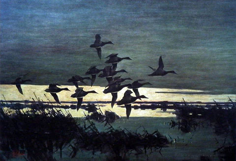 Les Kouba Artist Proof:"Cans At 0603 A.M." - Les Kouba