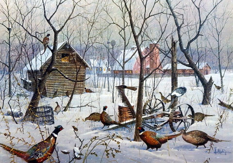 Les Kouba Artist Proof:"In Shelter" - Les Kouba