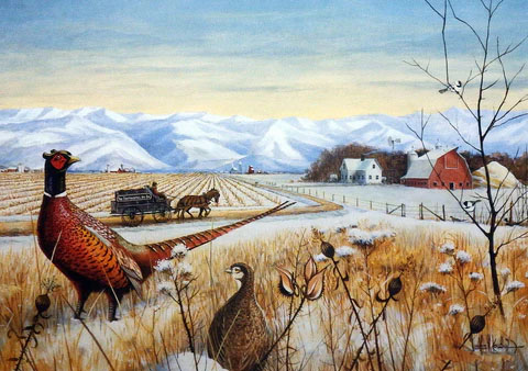 Les Kouba Artist Proof:"Rural Delivery" - Les Kouba