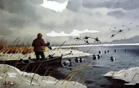 Les Kouba Artist Proof:"Trusting Bills" - Les Kouba