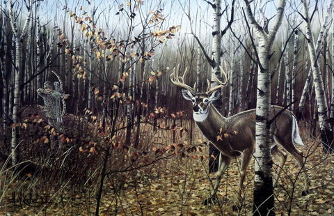 Les Kouba Print-Signed and Numbered:"Bow Hunters Dream" - Les Kouba