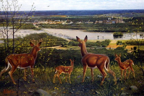 Les Kouba Print-Signed and Numbered:"The Big Flood of "93"" - Les Kouba